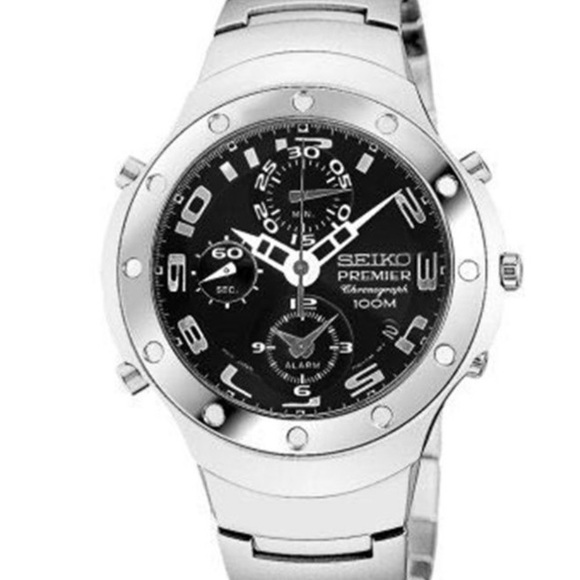 Seiko | Accessories | Seiko Mens Sdwg43 Premier Chronograph Alarm 0m ...